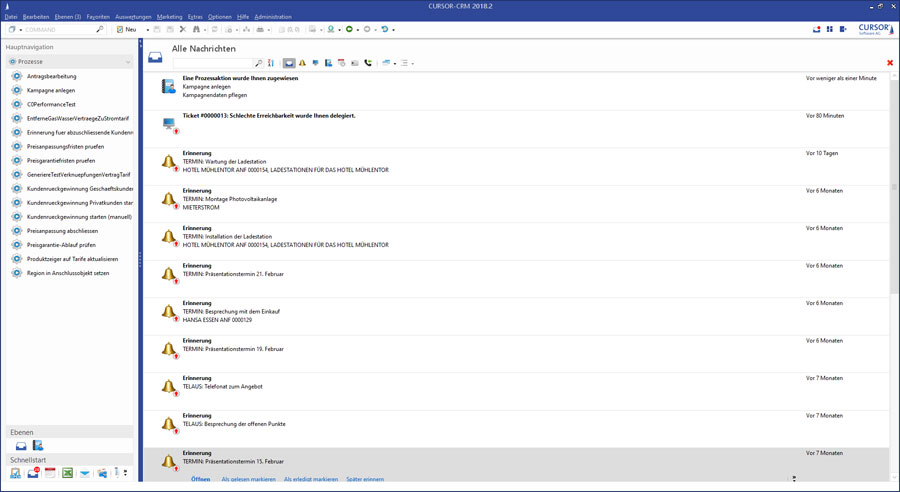 Die Highlights der CURSOR-CRM Version 2018.2 – Software, die begeistert!